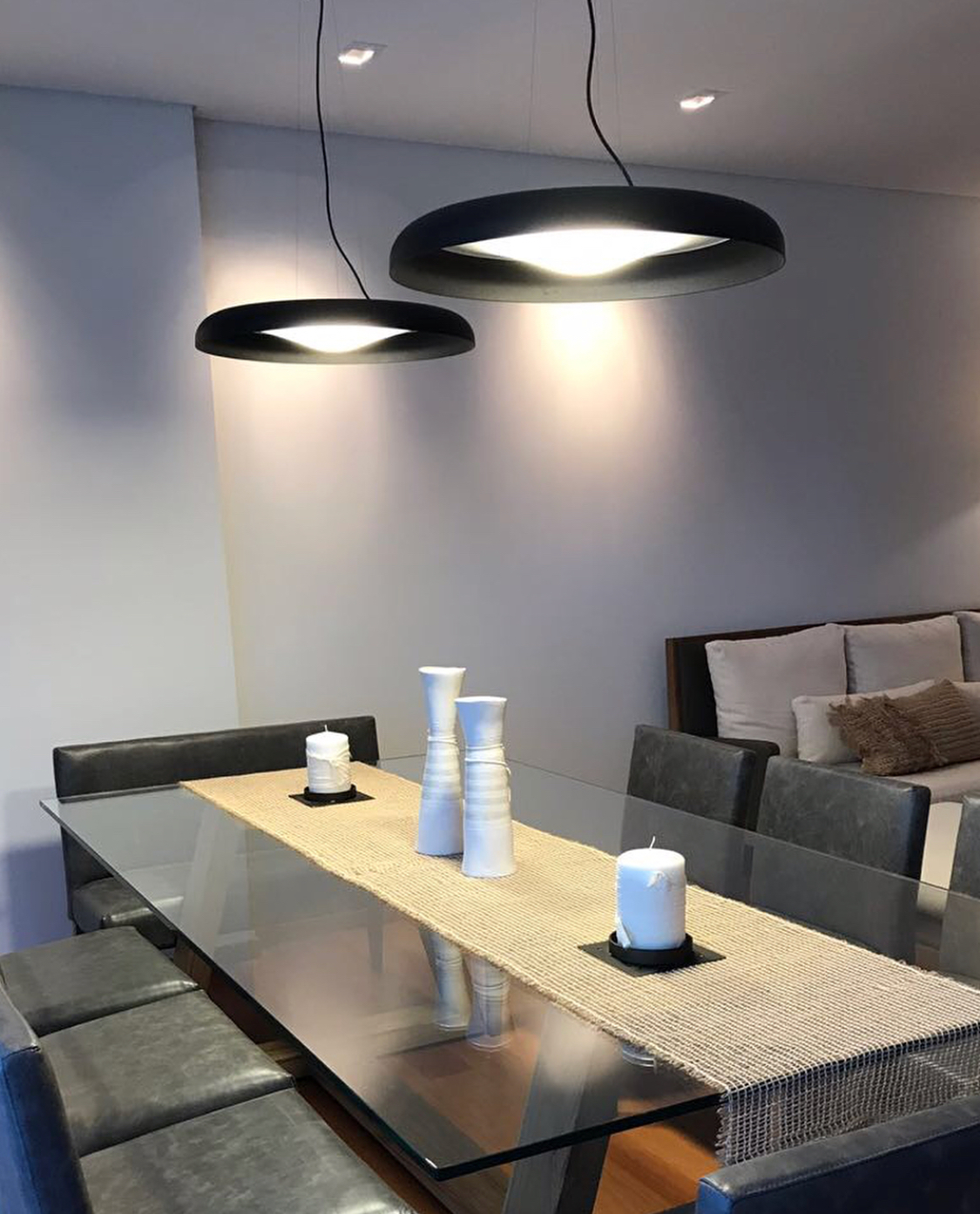 Luminaria led dimerizable Gota en varios colores (Diámetro 58cm ...