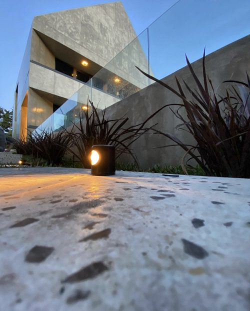 Aplique de exterior para piso o pared de luz rasante BTN - Boutique de Luz