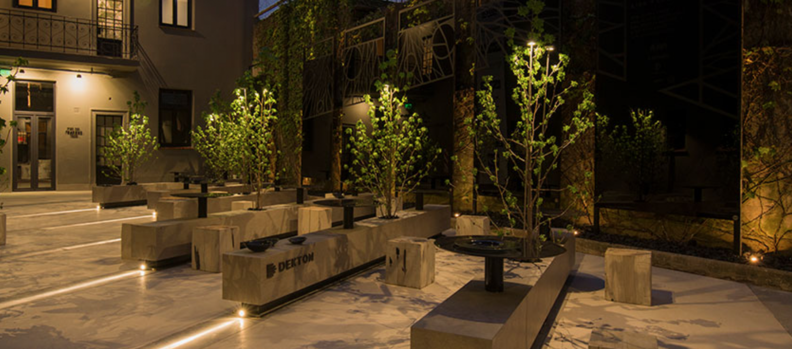 Aplique de luz rasante BTN de exterior para piso o pared - Boutique de Luz