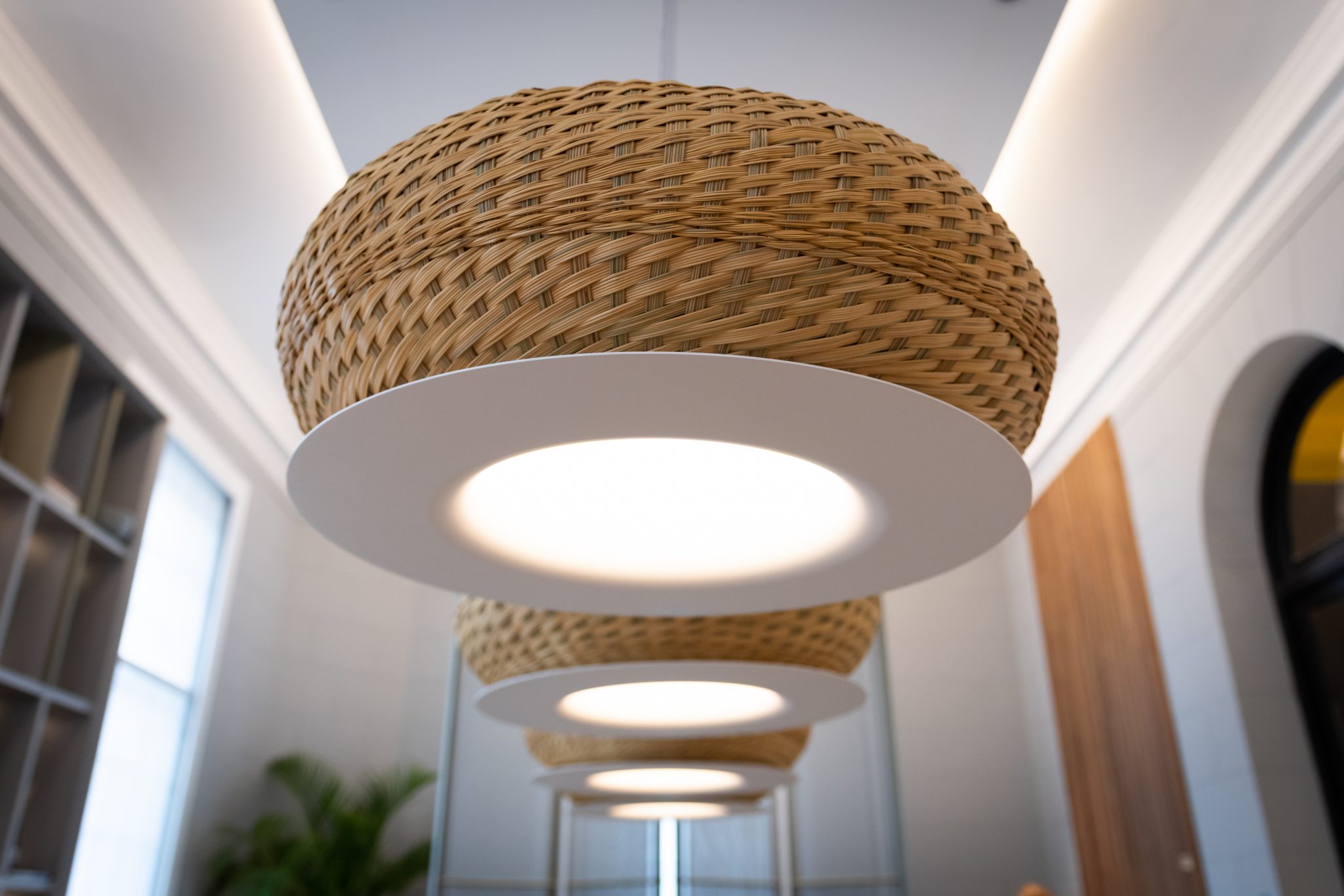 Luminaria led Hi Hat plato 45cm (varios colores) - Boutique de Luz