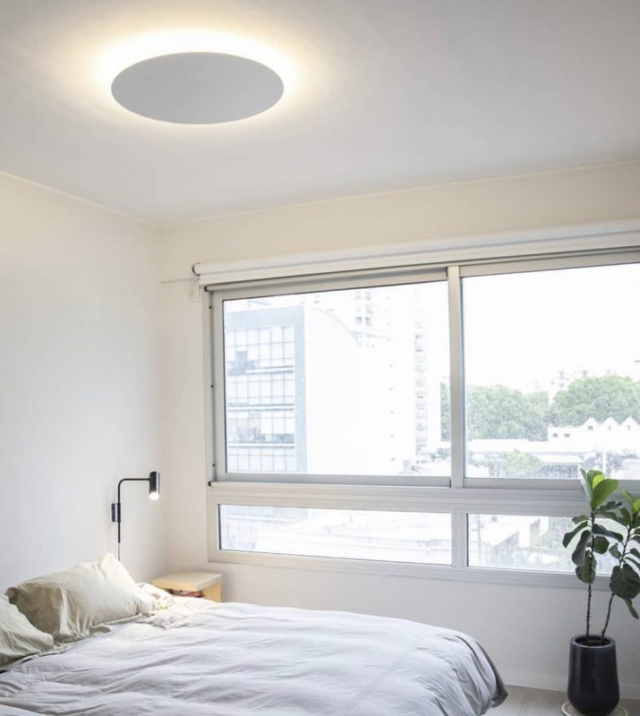 Luminaria led de pared Eclipse disponible en varios colores y tamaños ...