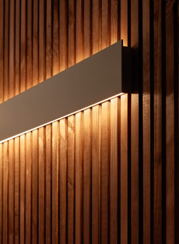 Aplique de pared led lineal Fino de iluminación indirecta (varios tamaños y colores) - Boutique ...